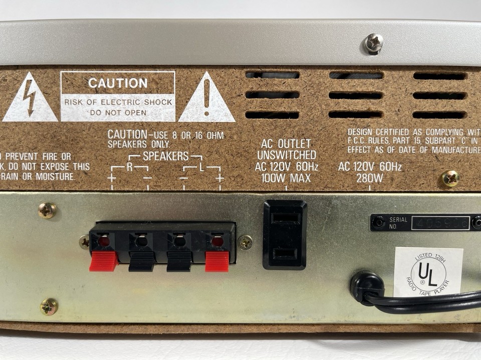 Realistic SCR-3000 Model 31-1996 AM/FM Stereo Cassette Recorder ...