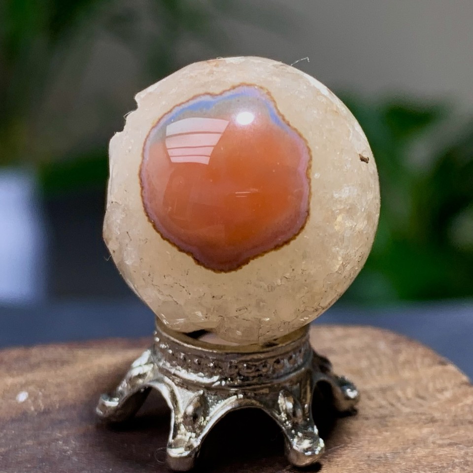 12G Natural Gobi Agate Eye Agate/Crystal Ball Madagascar | eBay UK