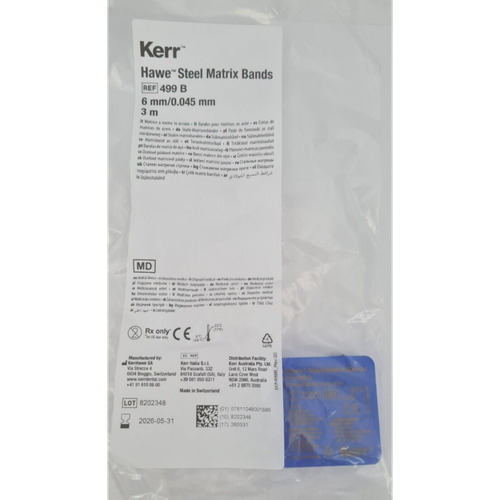 Kerr Hawe Steel Matrix Bands 6mm/0.045mm 3M 499 B | eBay UK
