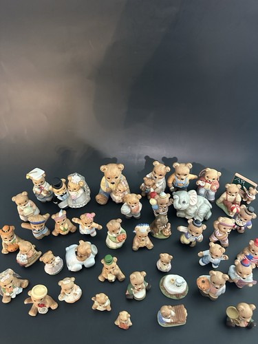Vintage HOMCO Home Interior Bear Figurines Lot Of (40) Excellent ...