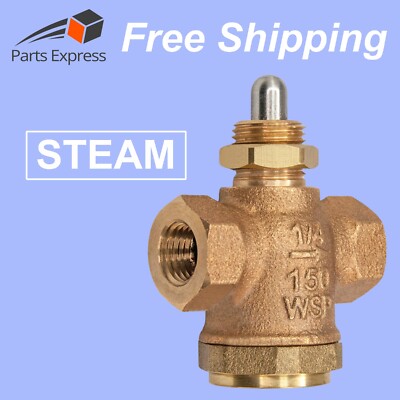 1/4" (STEAM) Whistle Valve for Steam Equipment, 150 WSP, #44-1/4" | eBay