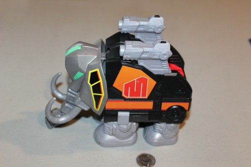 Imaginext Mighty Morphin Power Rangers Mammoth Robot Vehicle Zord RARE ...