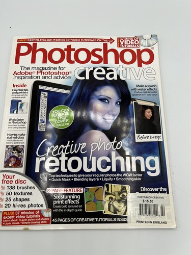 Photoshop Creative Magazine w/ CD video tutorials Creative Photo ...