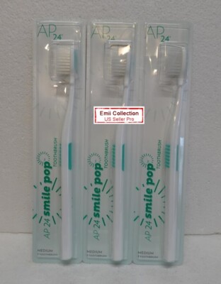 Nu Skin Nuskin Ap-24 Smile Pop Toothbrush Tooth Brush (3 PACK) New ...