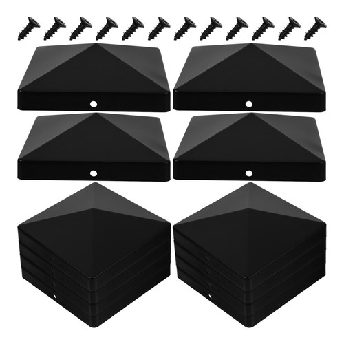 12 Pcs Column Cap Protection Railing Post Caps Deck Fence Outdoor Cover ...