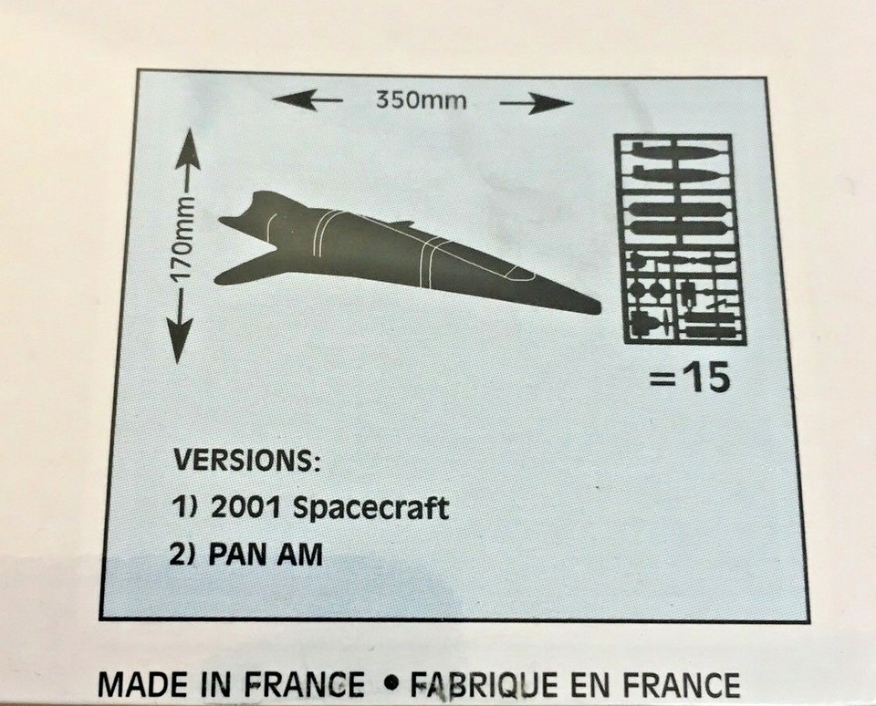 Vintage Airfix Orion 2001 Spaceship Shuttle Model Kit Space Craft 1/144 ...