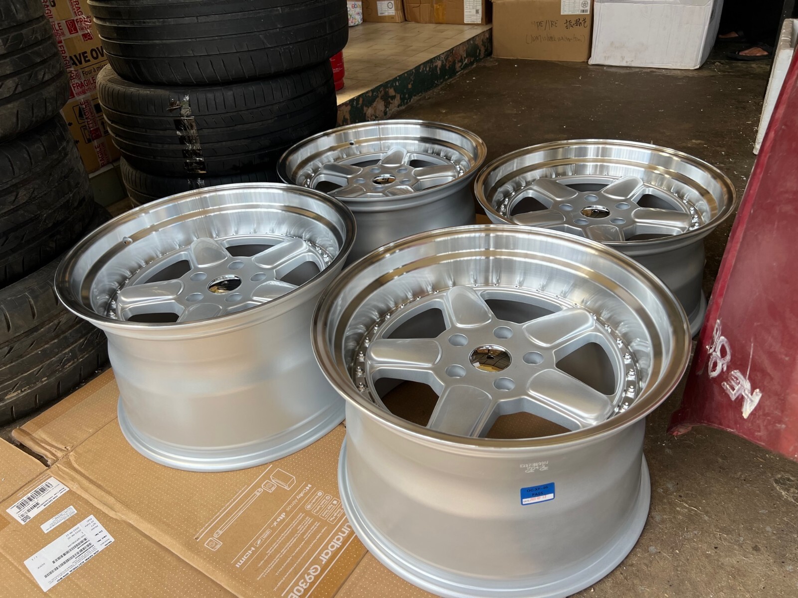 For BMW e36 e46 e39 e34 e90 e92 e93 Ac 18" Type1 5spoke Style staggered ...