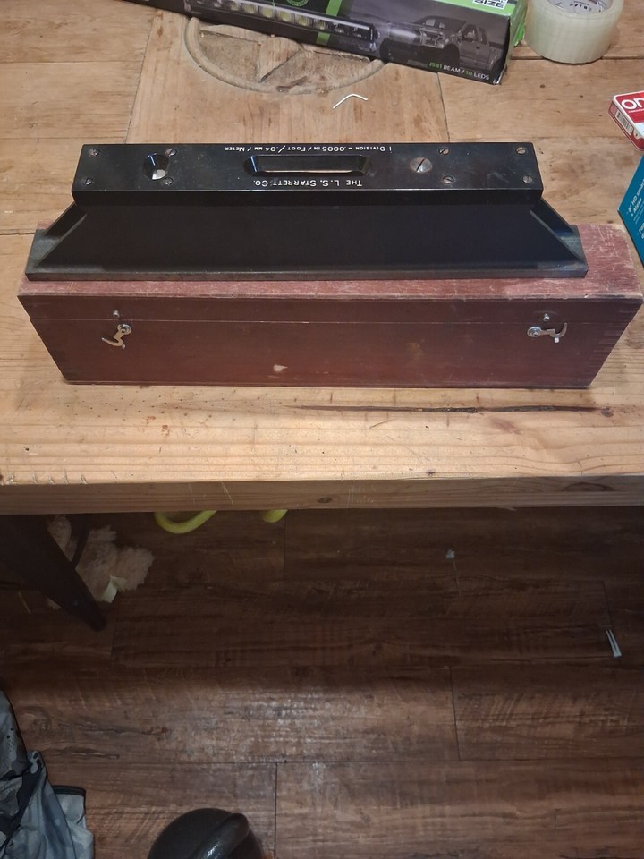 Starrett No. 199 Master Precision Machine Setup Machinist Level 15 ...