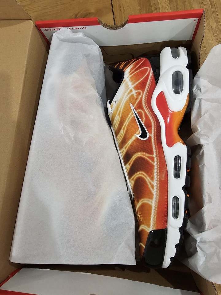 NEW Nike Air Max Tns OG Fireball Red Orange Size 10US 9UK Mens Run ...