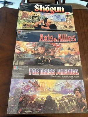 Vintage Fortress America Axis Allies Shogun Board Games Lot Mostly ...