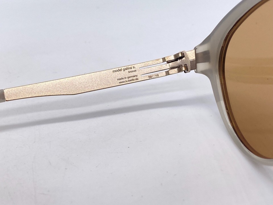 IC! Berlin Sunglasses Woman Oval Gray Galina M. Snowy Mountain Medium ...