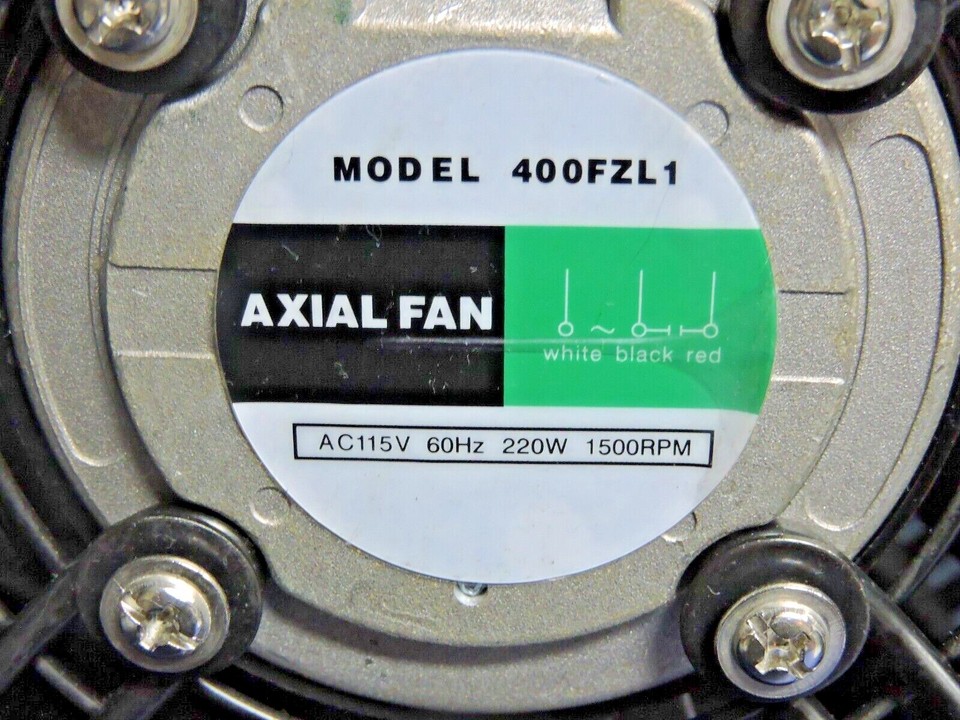 ASD Products KB510-B Air Mover SS Axial 400FZL1 Fan Blower Commercial ...