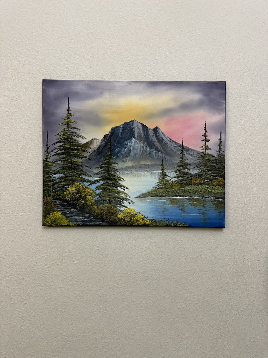 Bob Ross Painting Method Bob Ross Style Original Oil Landscape