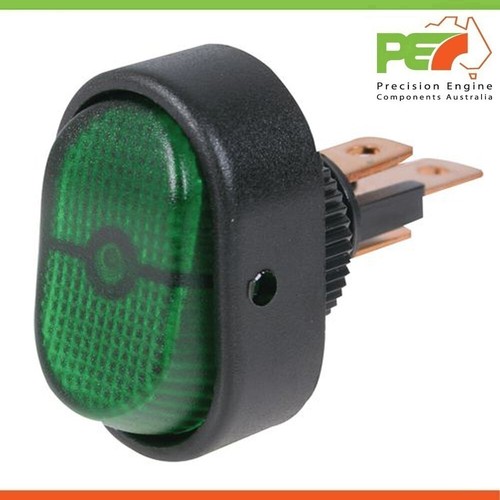 OEX ROCKER SWITCH ON/OFF SPST 12V GREEN ILLUMINATED (CONTACTS RATED 30A ...