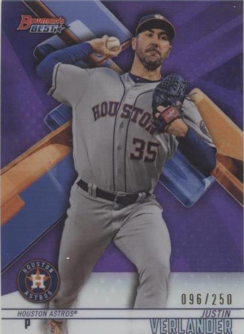 2018 Bowman's Best - Justin Verlander #15 Purple Refractor /250 for sale online | eBay