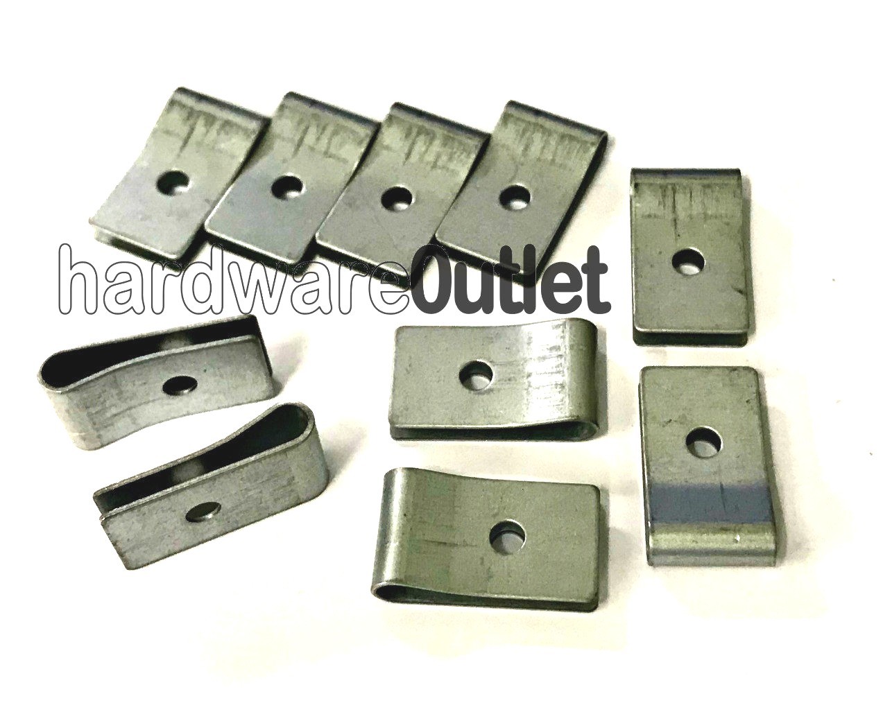 WELDMESH FIXING CLIPS - 19 x 33mm Galvanised 5.0 mm Ø Hole 07002 | eBay UK
