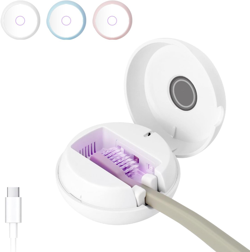 Toothbrush Holder, Toothbrush Cleaner Case, Portable USB Charging ...