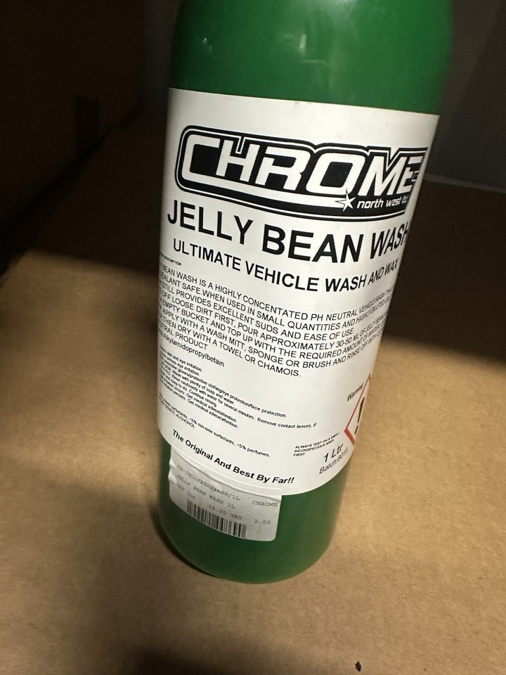 Chrome Jelly Bean Wash Ultimate Vehicle Wash 1litre X 9 | eBay UK