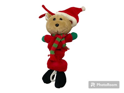 Musical Santa Bear Kids II Jingle Bells Christmas Musical Pull Toy Crib ...