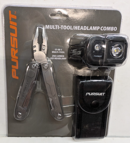 Bass Pro Shops Pursuit Multi-Tool and Headlamp Combo Kit Multitool ...