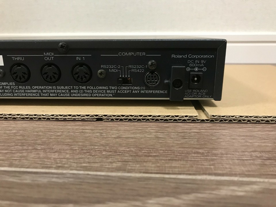 Roland SC-55mkII Sound Canvas MIDI Sound Module General Power AC100V ...