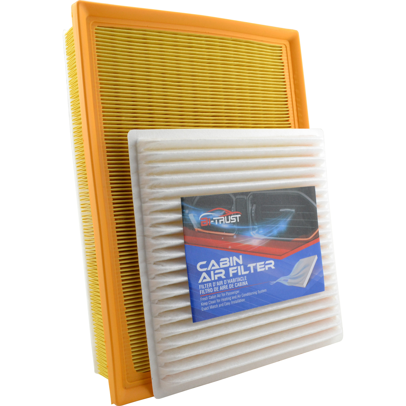 Combo Set Engine Cabin Air Filter 17801-38050 87139-47010 for Toyota Fj ...