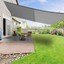 5m X 4m Sun Shade Sail Garden Awning Canopy 98 UV Block Rectangle ...
