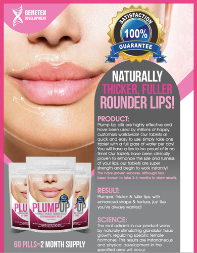 LIP FILLER Tablets, Plump Fuller Hyaluronic Acid Lip Enhancement Pills ...