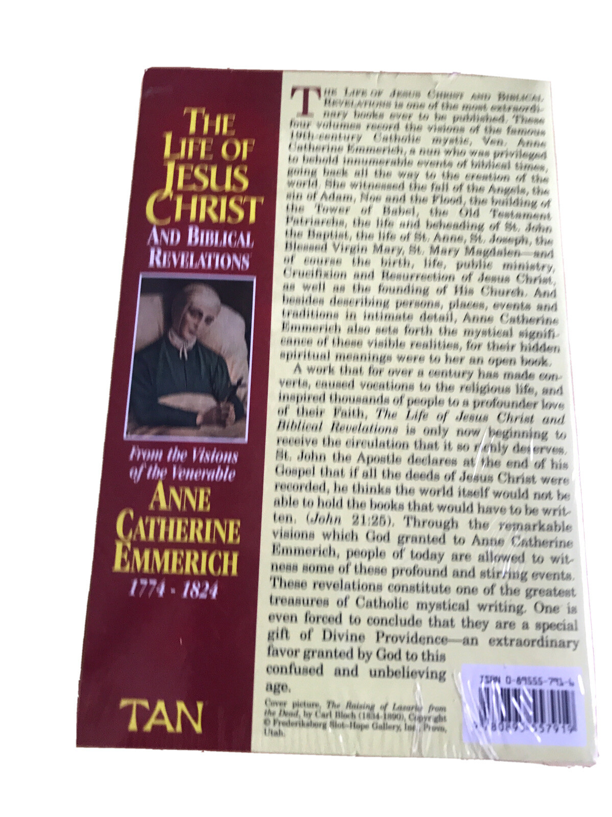 Life of Jesus Christ and Biblical Revelations by Catherine Emmerich and ...