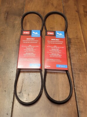 TORO 22" Recycler Deck Drive Belt (2-Pack) 117-1018 38990 Genuine OEM ...