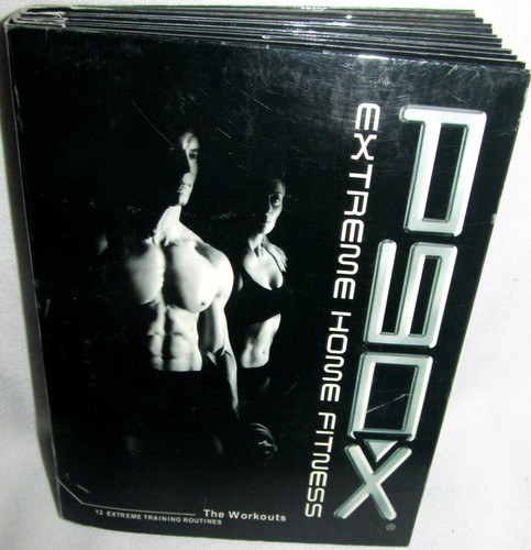 P90X Extreme Home Fitness BeachBody 13 Disk DVD Book Box Set Exercise ...