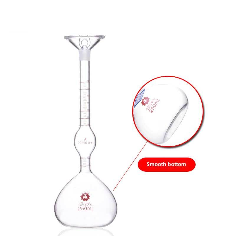 250ml Borosilicate Le Chatelier Flask for Specific Gravity Measurements ...