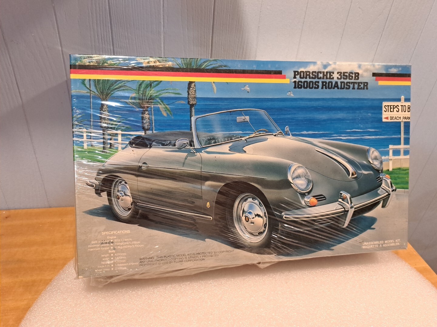 Porsche 356B 1600S Roadster - 1/24 Scale FUJIMI Model Kit | eBay