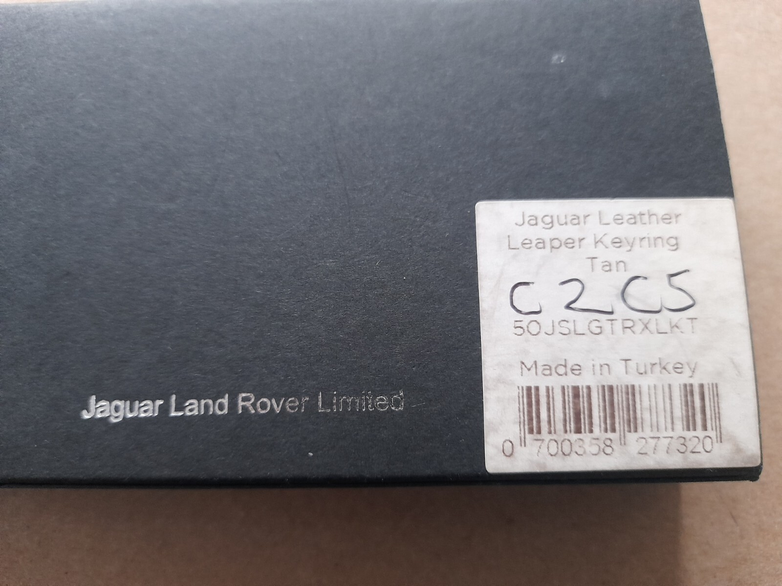 NEW GENUINE JAGUAR TAN LEATHER LEAPER KEYRING XJR S X E F-TYPE XK XJ XF ...