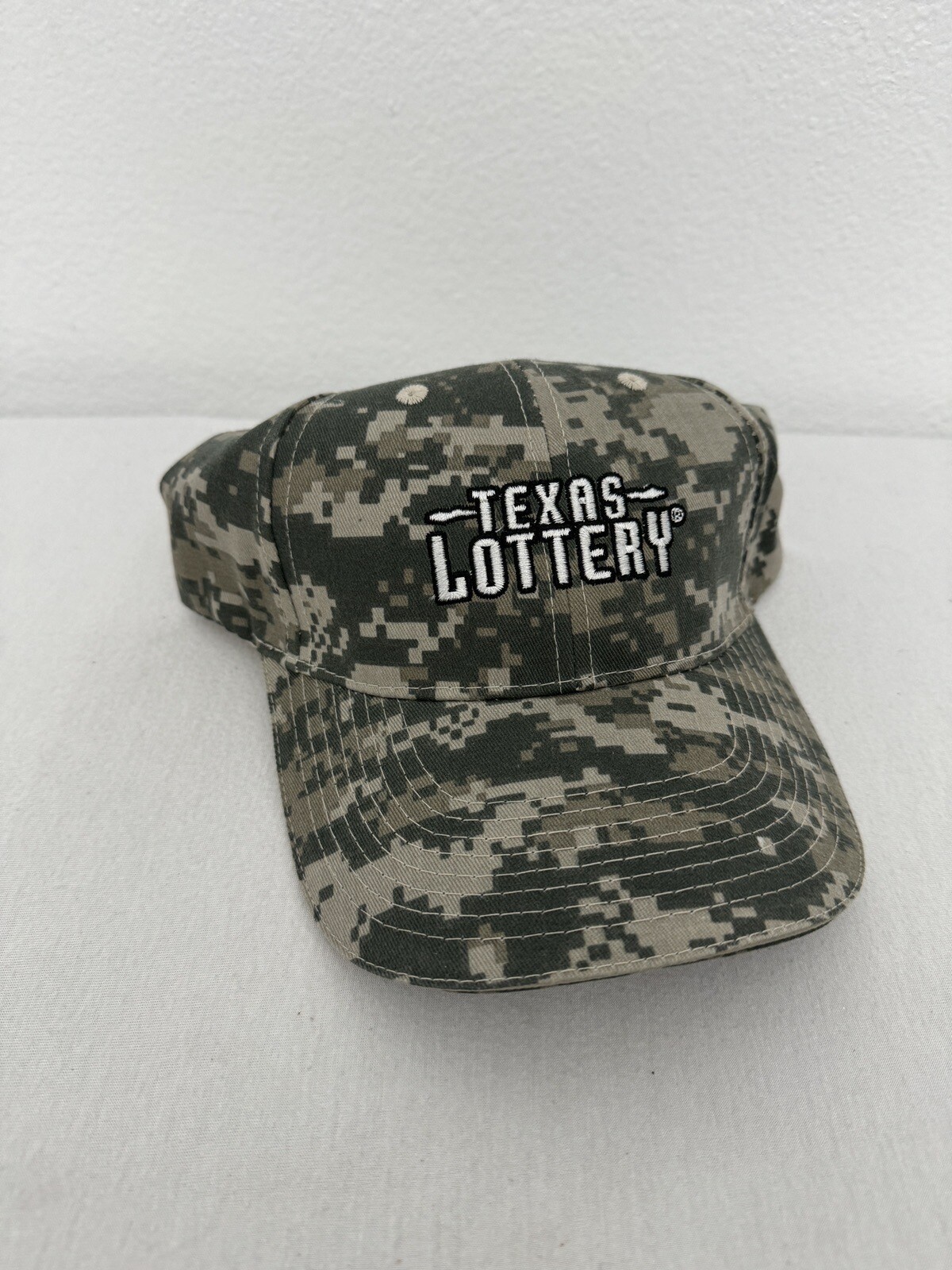 Men Or Women Digital Camo Baseball Cap Texas Lottery Hat Adjustable ...