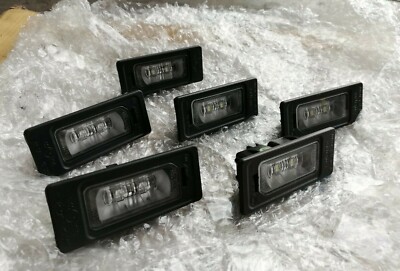 GENUINE AUDI VW SEAT SKODA PORSCHE REAR BUMPER NUMBER PLATE LED LIGHT ...