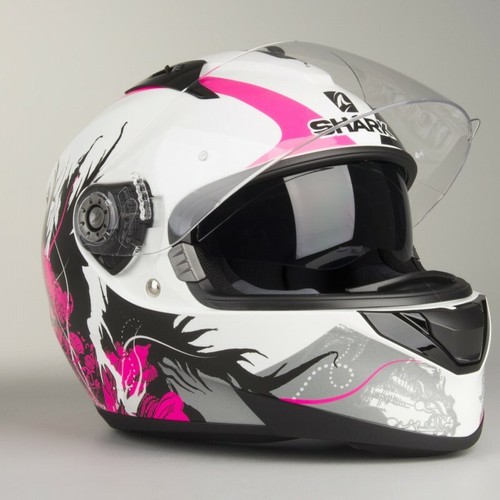 Casque Intégral Moto Shark Ridil 1.2 Nelum Noir Pailleté Taille XS | eBay