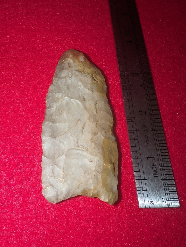 Big Clovis knife, Artifacts- Relics, Arrowheads COA | eBay