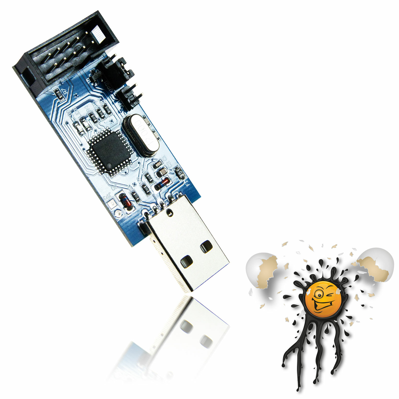 Atmel Avr Usb Isp Usb Asp Programmer Atmega8 Atmega88 Spi Attiny