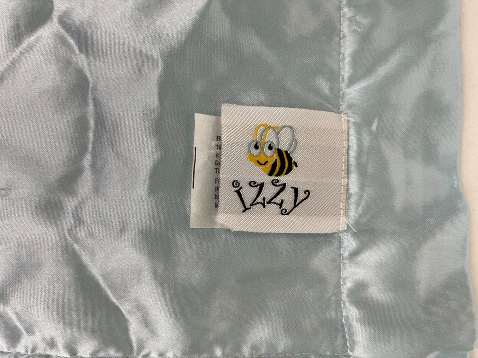 Izzy Baby Mini Security Blanket Lovey Giraffe Print "Wild Child" Blue ...