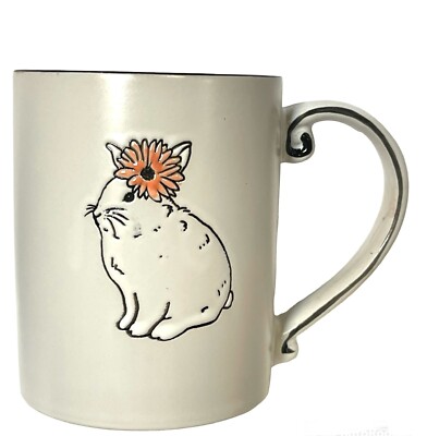 Bunny Floral Lynne Mug Ceramic Stoneware Spectrum Designz 16oz Easter ...