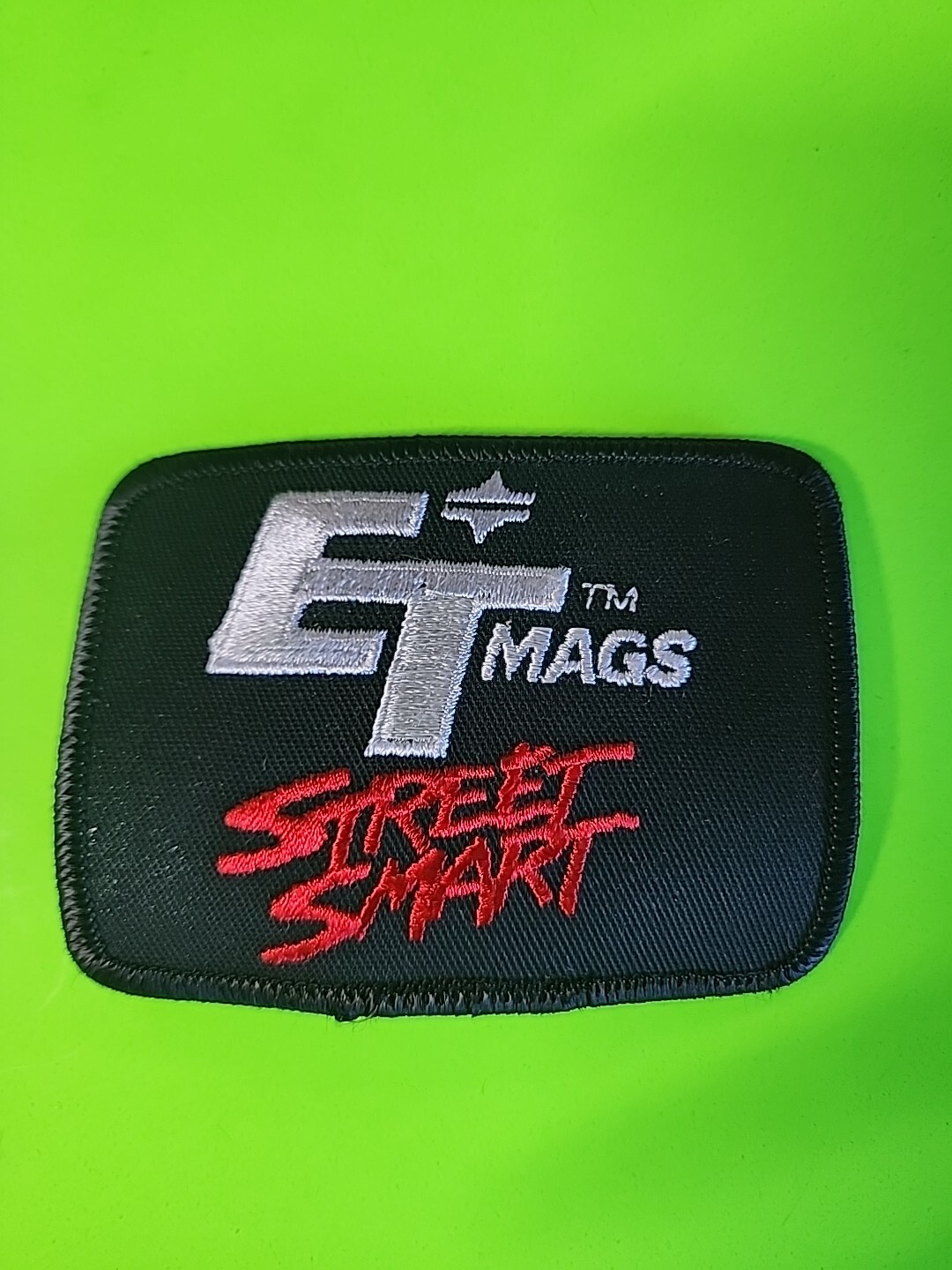 Black ET Mags Street Smart Iron Patch | eBay