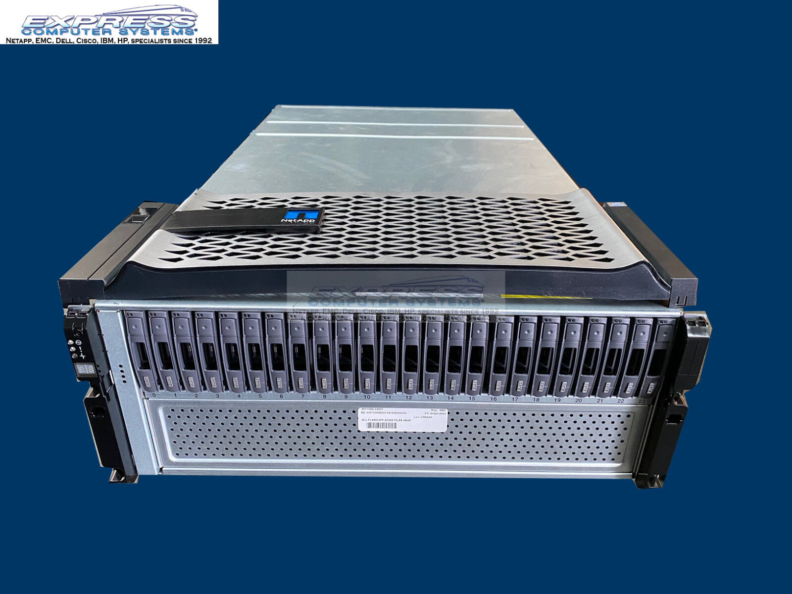 Netapp A700s AFF All Flash Transferable license + 24x X357A 3.8TB SSD ...