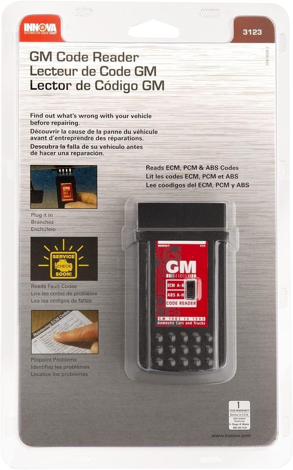 Code Reader GM Digital OBD1 Scanner Electronics Scan Tool 1982-1995 ECM ...