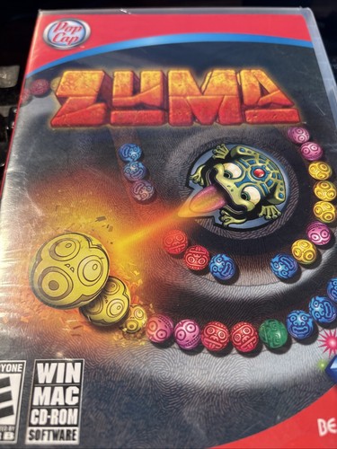 Zuma Pop Cap PC CD ROM Computer Video Game 2003 Makers of Bejeweled | eBay