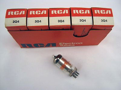 5 Pcs NOS RCA 3Q4 Audio / Radio Vacuum Tubes NIB | eBay
