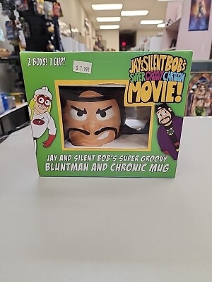 Jay & Silent Bob's Super Groovy Bluntman and Chronic Mug New In The Box ...