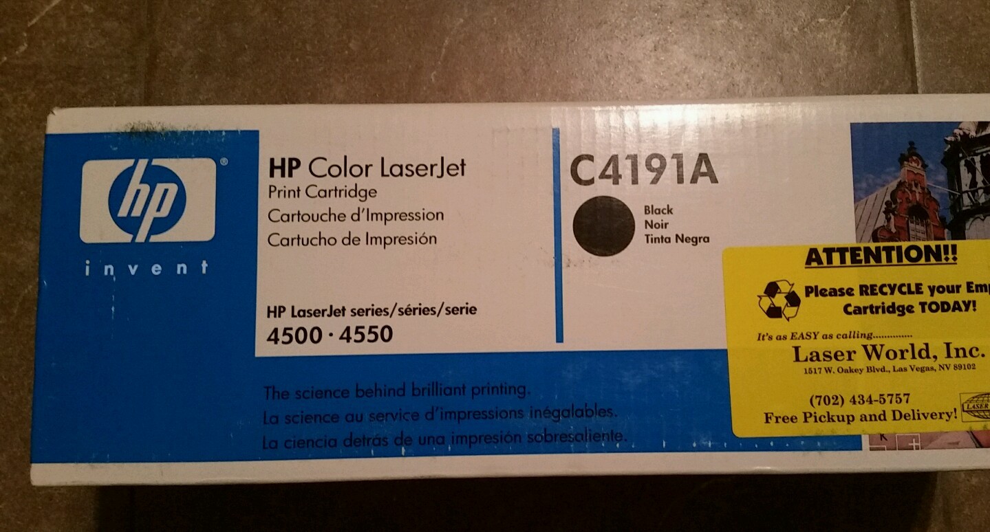 HP Color Laserjet C4191A HP Laserjet series 4500-4550 | eBay
