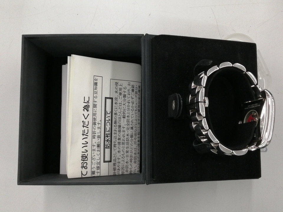 ORIS Miles 7538 Rectangular Date Black Dial Automatic Men's Watch USED ...