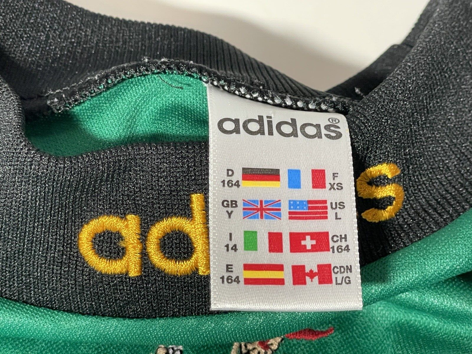 RARE Adidas Newcastle NUFC Vintage 1996 Goalkeeper Jersey Size Y (XS ...